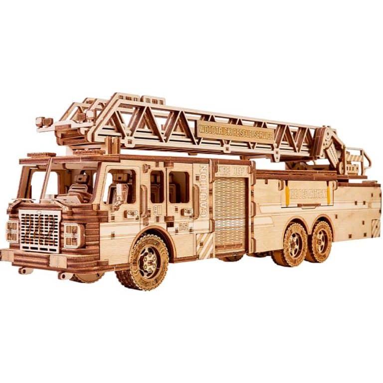 Rescue Firetruck WDTK091 Wood Trick – Scale Model Shop