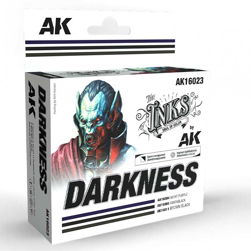 AK Interactive AK16023 Darkness - Set - The Inks