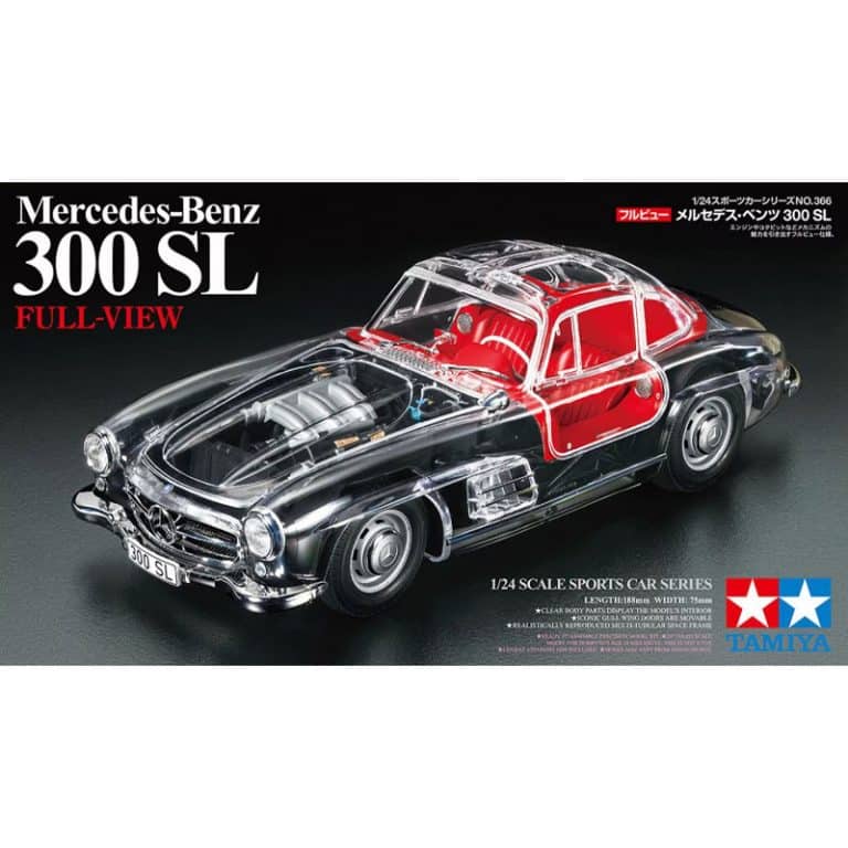 Mercedes-Benz 300SL Full-View (1/24) | Tamiya 24366