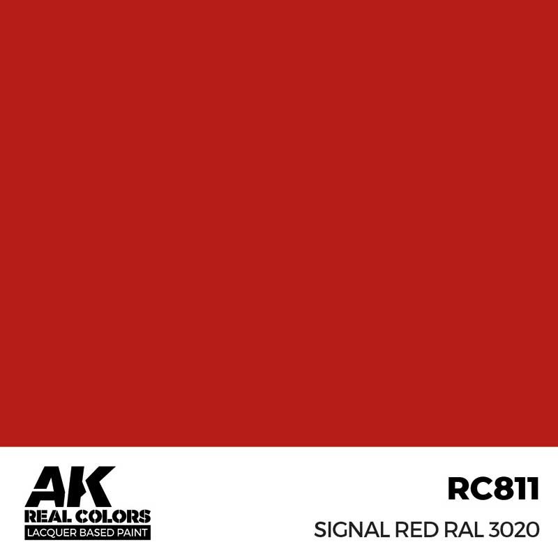 AK Interactive RC811 17ml Signal Red RAL 3020 Real Color