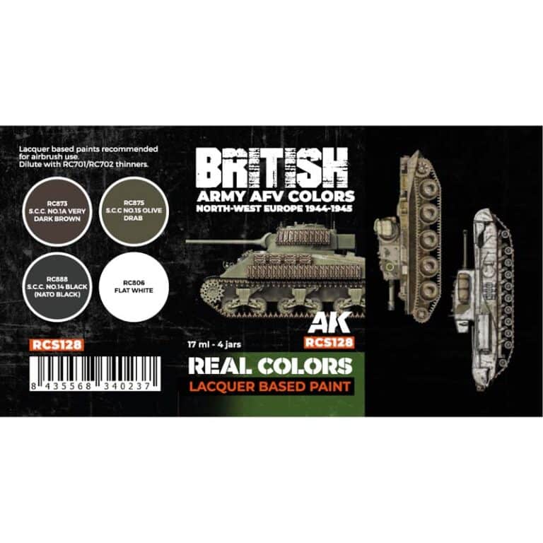 AK Real Color Paint Sets for Plastic Kits