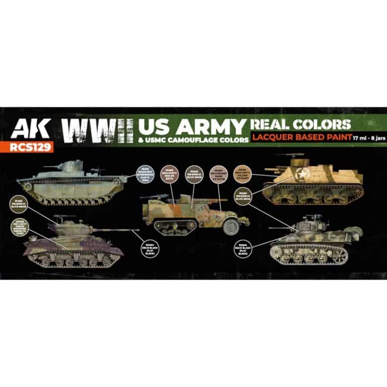 AK Real Color Paint Sets for Plastic Kits