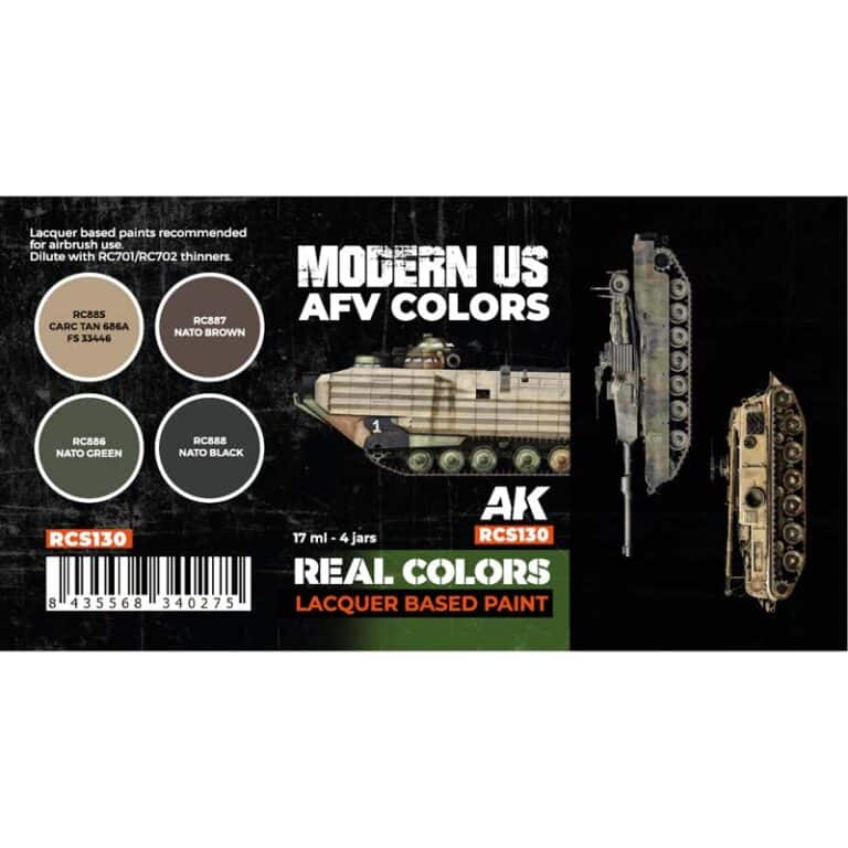AK Real Color Paint Sets for Plastic Kits