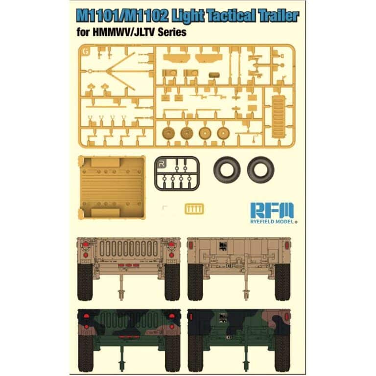 M1101/M1102 Tactical Trailer (1/35) RM5117 | Rye Field Models