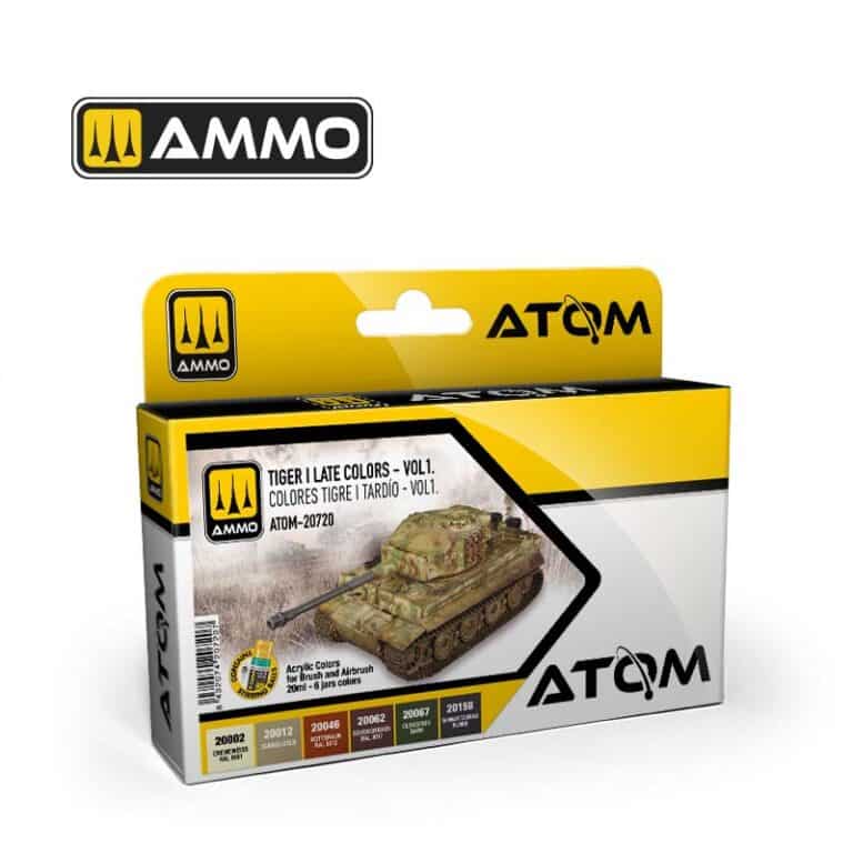 ATOM Tiger I Late Colors Set Vol.1 ATOM-20720 Ammo – Scale Model Shop