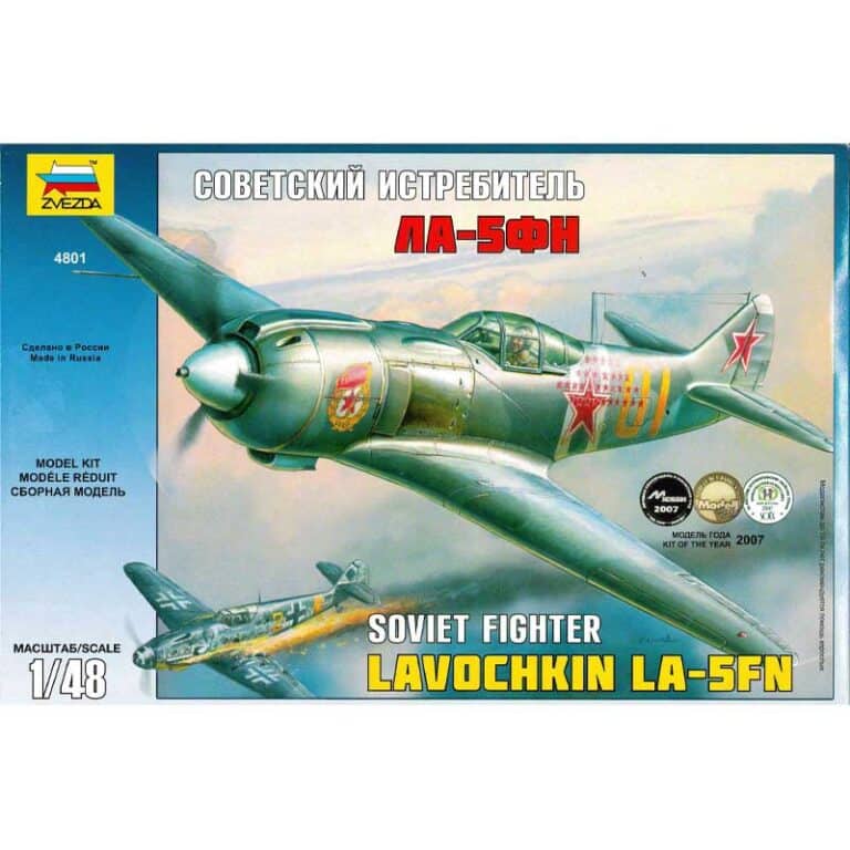 1/48 La-5Fn Wwii Fighter Zvezda 4801 – Scale Model Shop