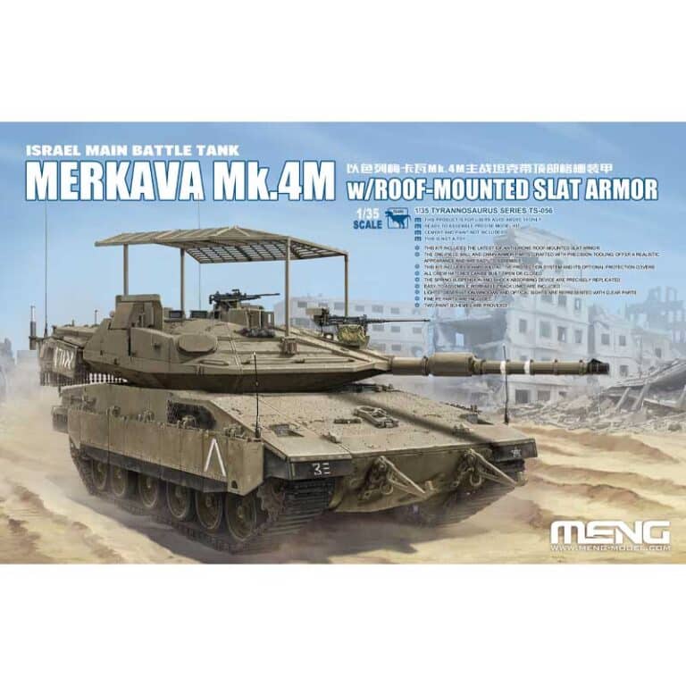 1/35 Israeli MBT Merkava MK.4M w/ Slat Armour Meng Model TS-056 – Scale ...