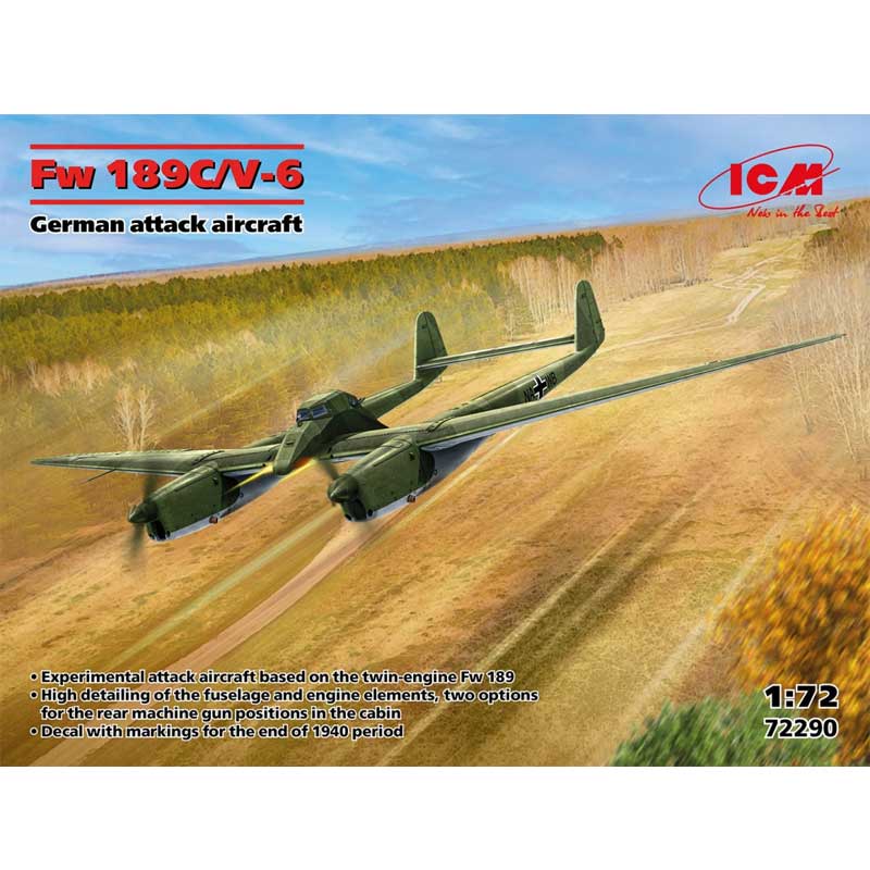 1/72 Focke-Wulf Fw 189C / V6 ICM 72290 – Scale Model Shop