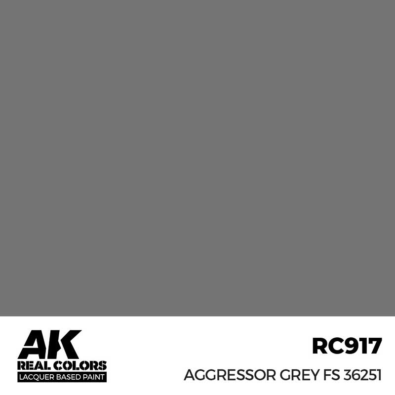 AK Interactive Real Color - Aggressor Grey FS 36251 RC917