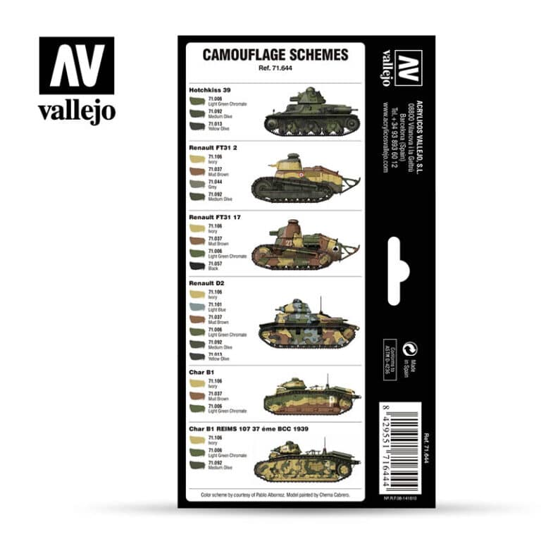 Vallejo Paint Sets | Acrylic Colour Collections for Modellers