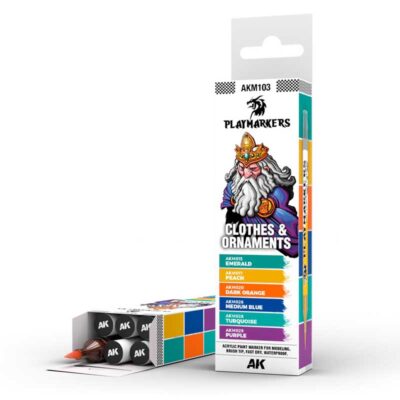 AK Playmarkers Acrylic Marker Sets for Miniatures