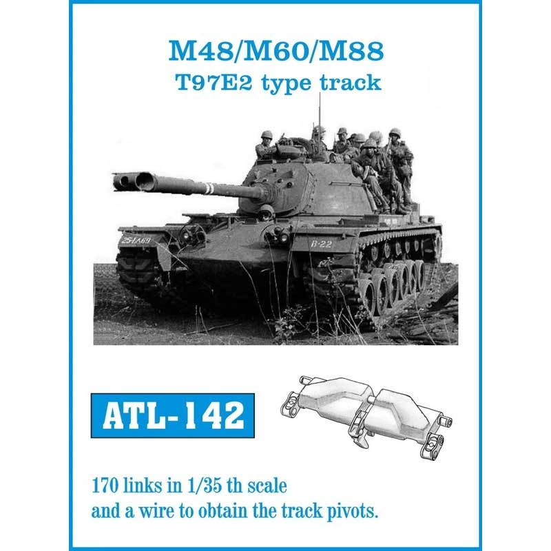 M48 M60 M88 T97E2 Track ATL-142 (1/35) Friulmodel