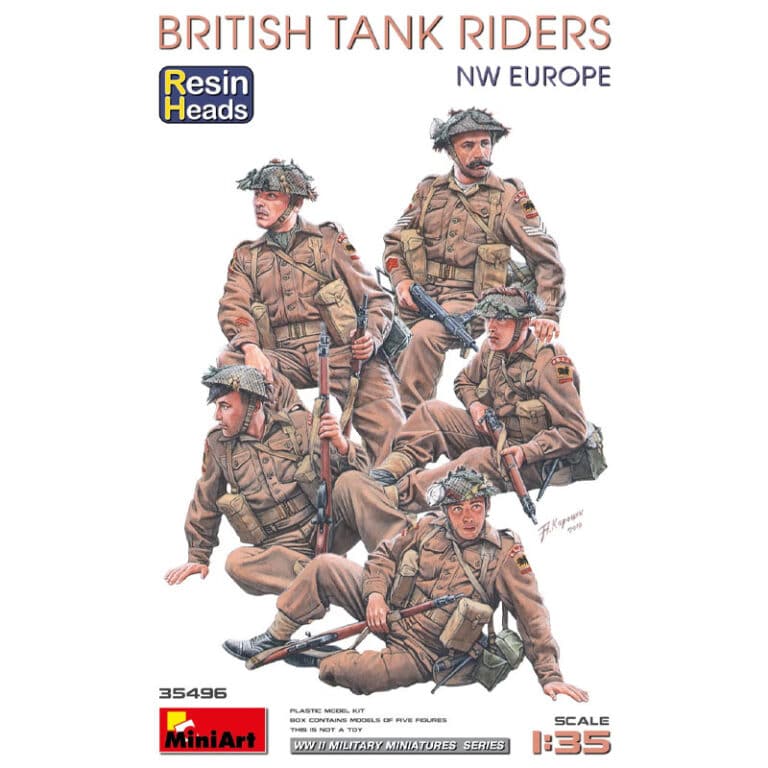 Miniart British Tank Riders NW Europe (1/35) 35496 – Scale Model Shop