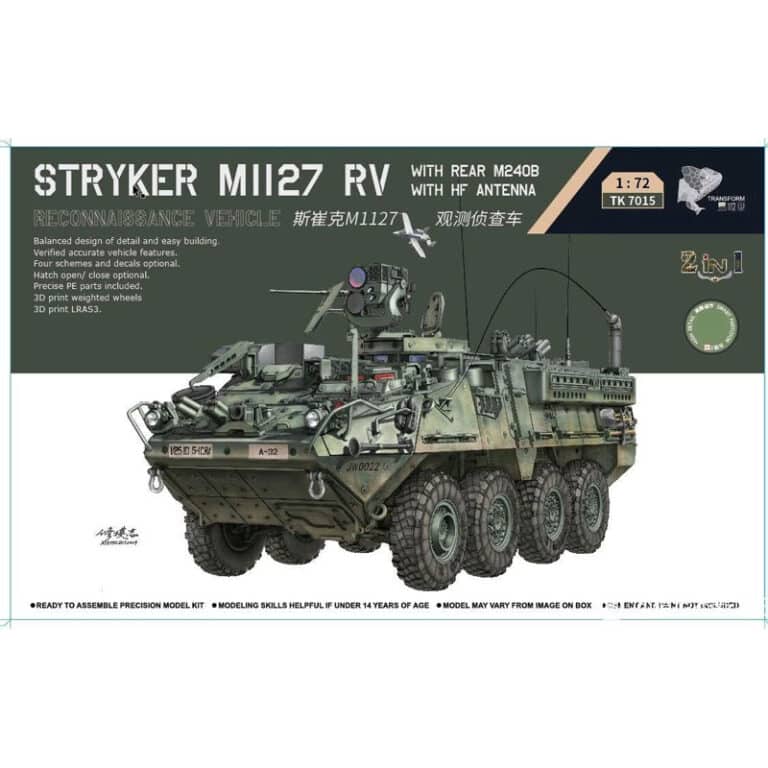 Stryker M1127 1/72 3R Model TK7015