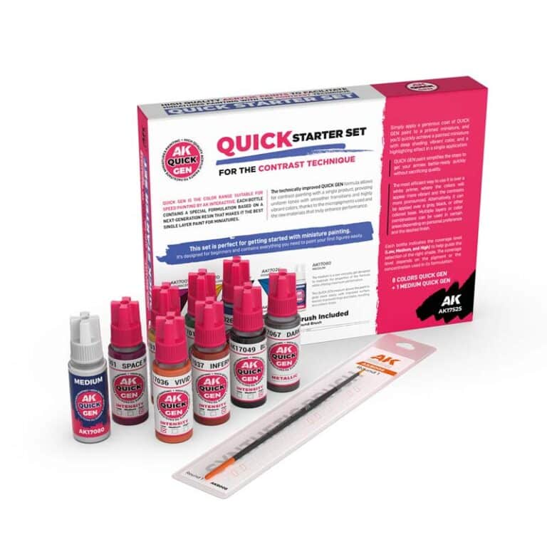 AK Interactive Quick Gen Paint Set - Quick Starter