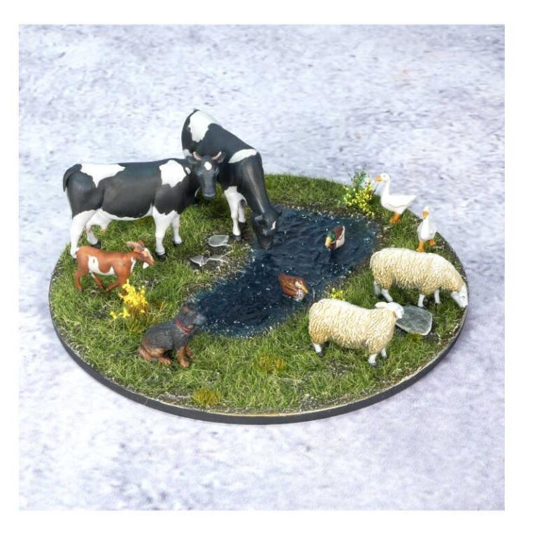 The Tabletop Workshop Farm Animals (1/72) 20EXTFARMA