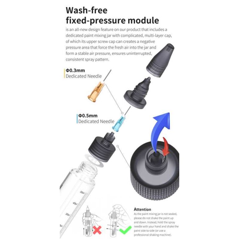 DSPIAE Wash-Free Airbrush PT-AB | ScaleModelShop