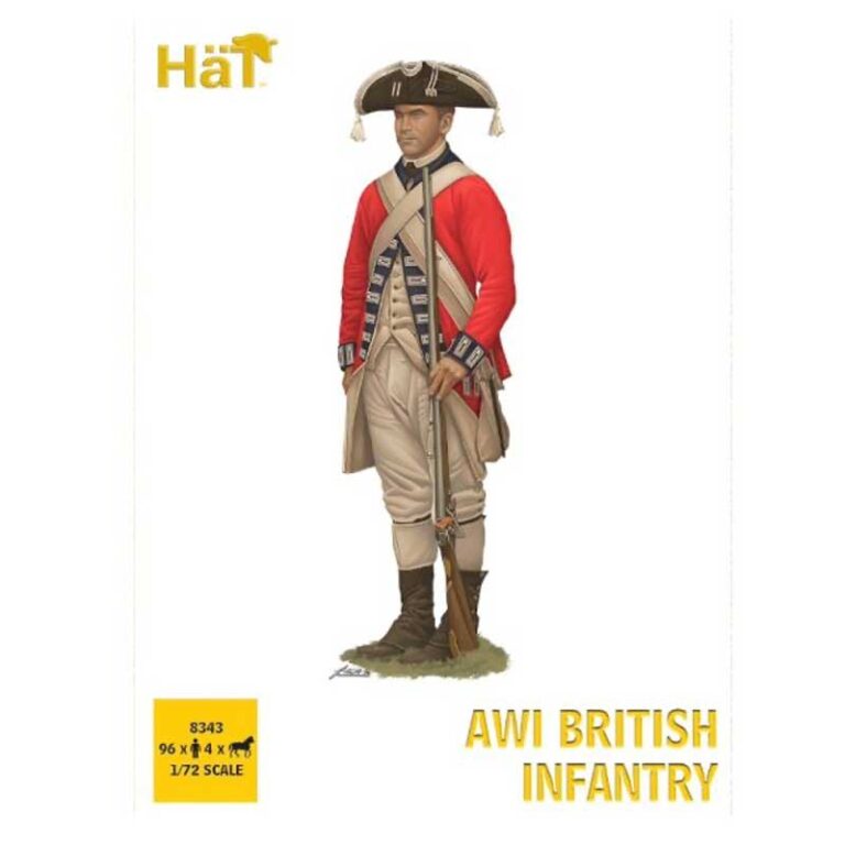 Hat AWI British Infantry 1/72 Plastic Set 8343