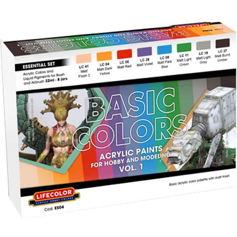 Essential Basic Paint Set 4 LC-ES04 | LifeColor