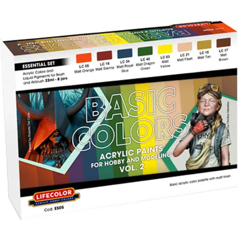 Essential Basic Paint Set 5 LC-ES05 | LifeColor