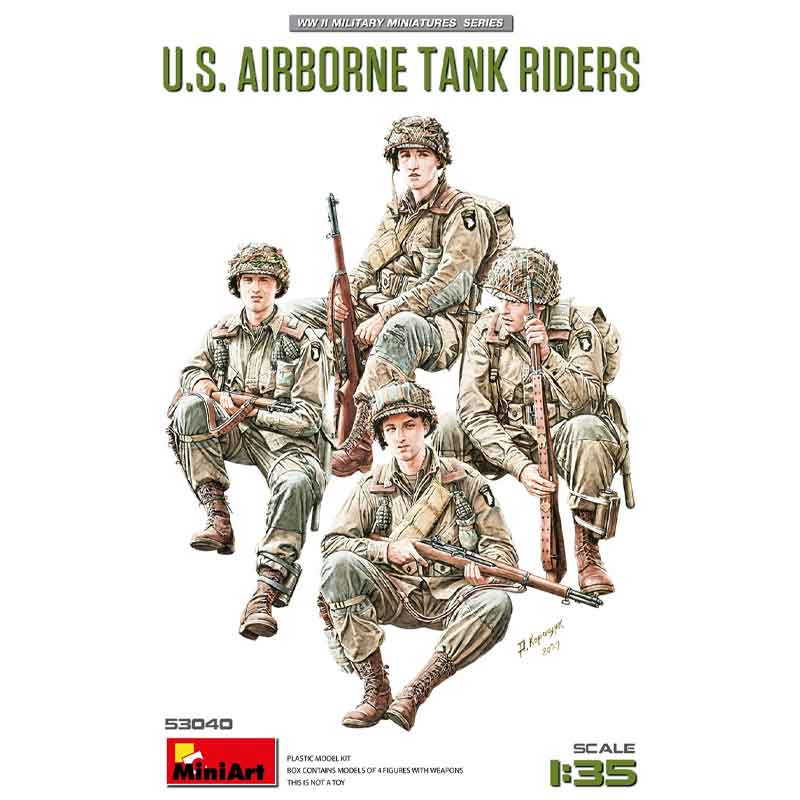 US Airborne Tank Riders (1/35) 53040 | MiniArt