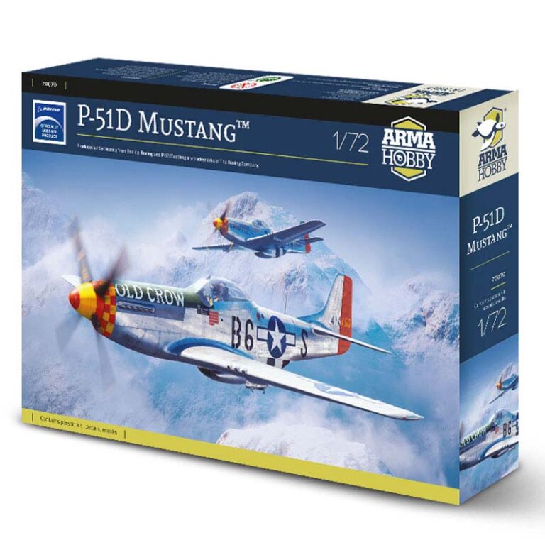 Arma Hobby P-51D Mustang 70070 (1/72) | ScaleModelShop