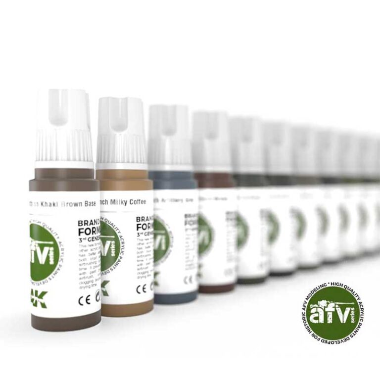 3rd GEN AFV Series Full Range 73 Paints | AK Interactive