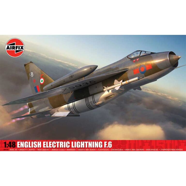 Airfix English Electric Lightning F2A/F6 (1/48) A09178A – Scale Model Shop